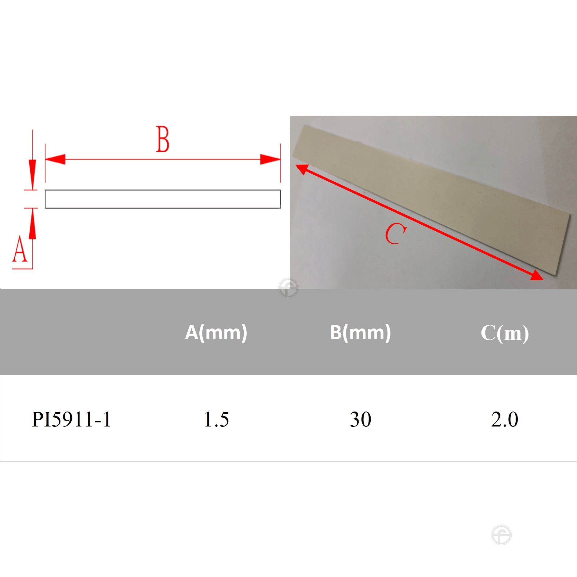 PVC Flat Bar | Cheng Feng